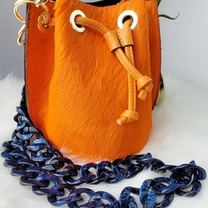 Women's Italian Leather Bucket Bag - Etsy