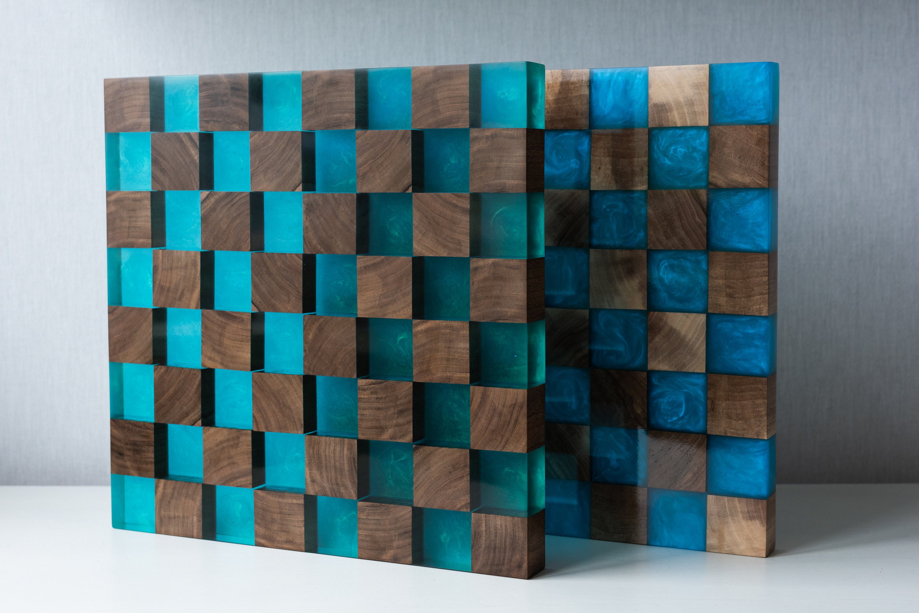 Epoxy Chess Board, Epoxy Resin Chess, Boardchess Board, Unique Chess ...