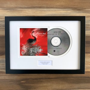 Personalised Album Frame Double Mount for Your CD Cover & Disk With ...