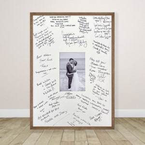 Personalised Wedding Signature Photo Mount - Bespoke Mount Boards for ...