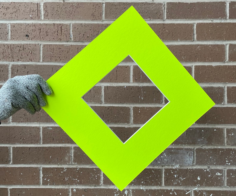 Neon Photo Mounts - Bevel Cut - Odd Size Prints - Made to Measure Any ...