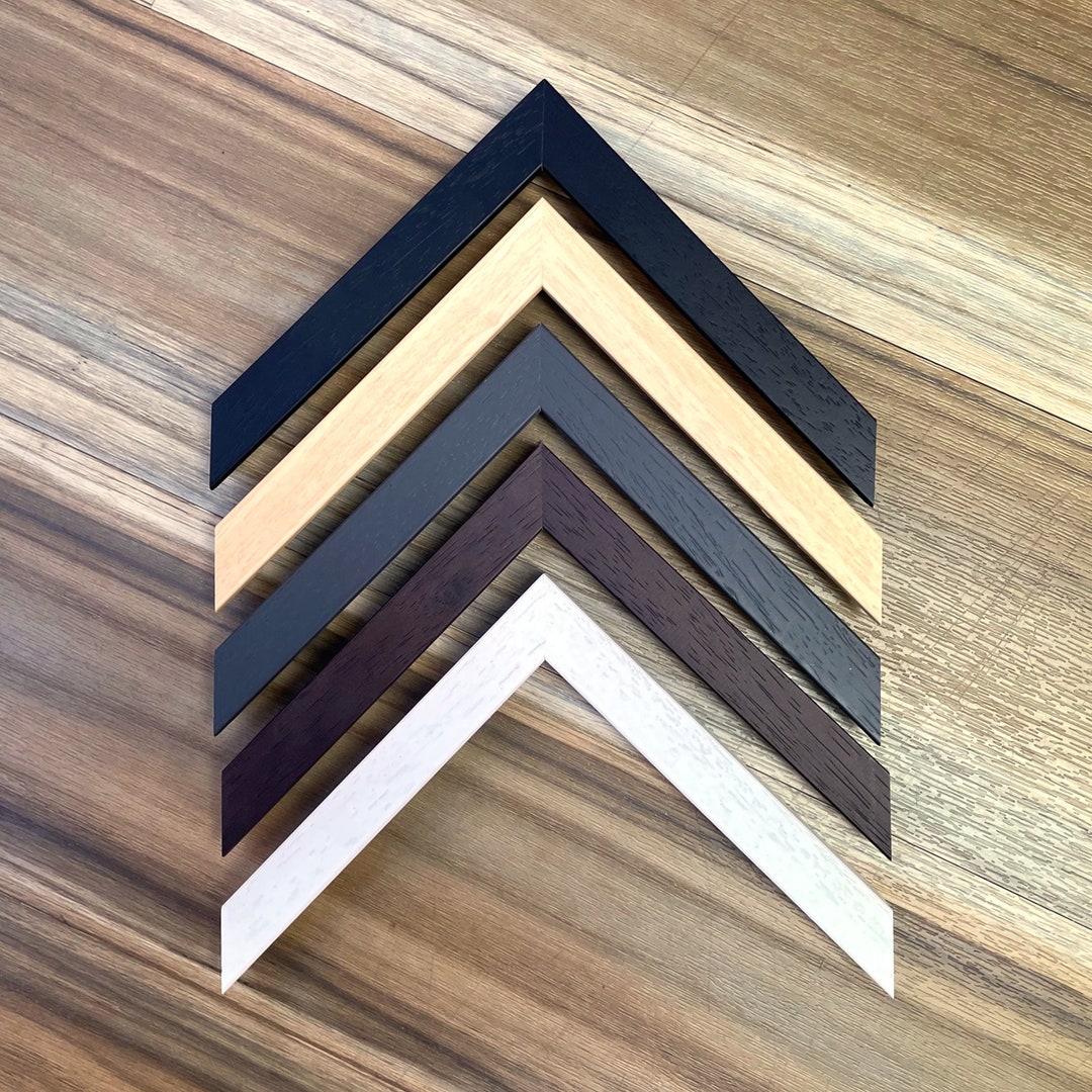 Bespoke Picture Frame: Open Grain Painted Wood, Handmade to Order - Etsy UK