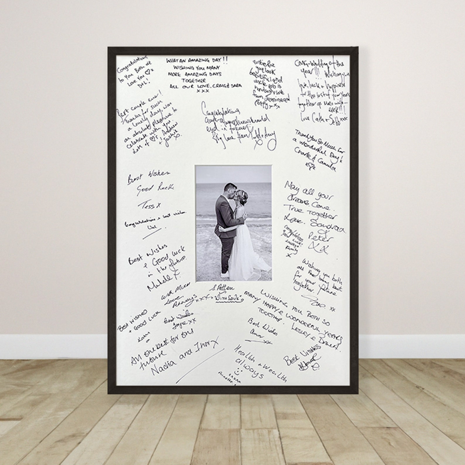 Personalised Wedding Signature Photo Mount Bespoke Mount Boards for ...