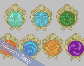 Genshin Vision Patterns - Etsy