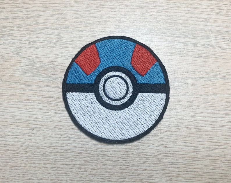 Pokemon Pokeball Patches - Etsy