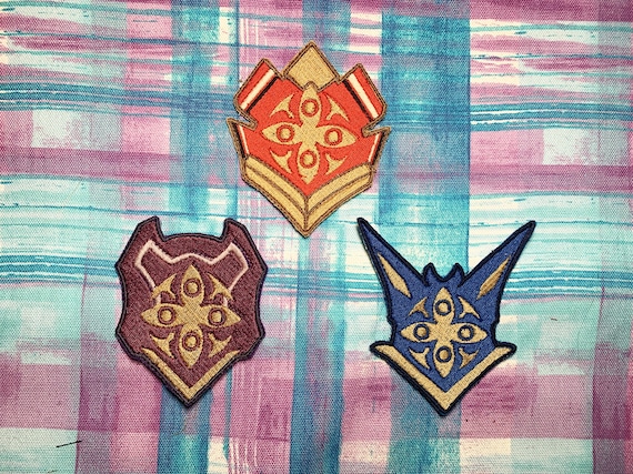 Genshin Impact Fatui Insignia Patches - Etsy Singapore