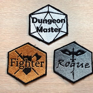 Dnd Class Iron-on Patches - Etsy