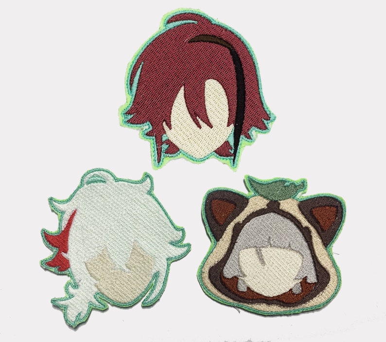 Genshin Impact Head Patches - Inazuma - Etsy