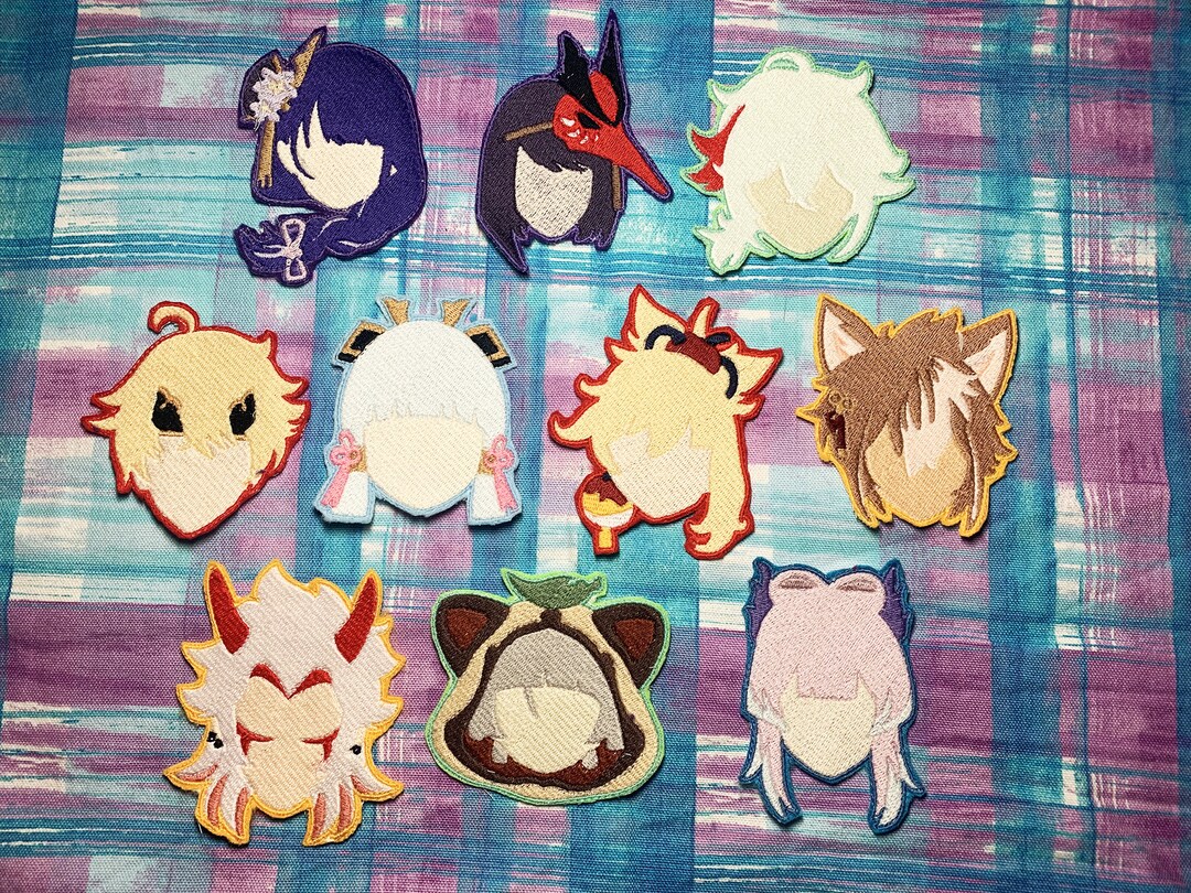 Genshin Impact Head Patches - Inazuma - Etsy