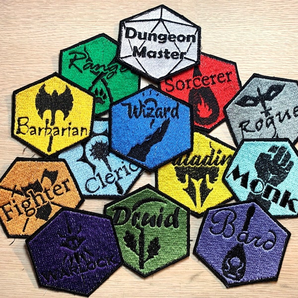 Dnd Class Patches - Etsy