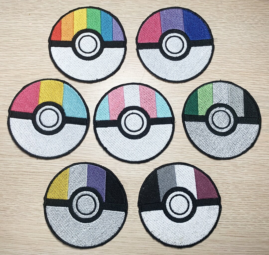 Pokeball Pride Patches - Etsy
