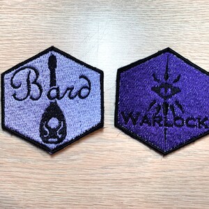Dnd Class Iron-on Patches - Etsy