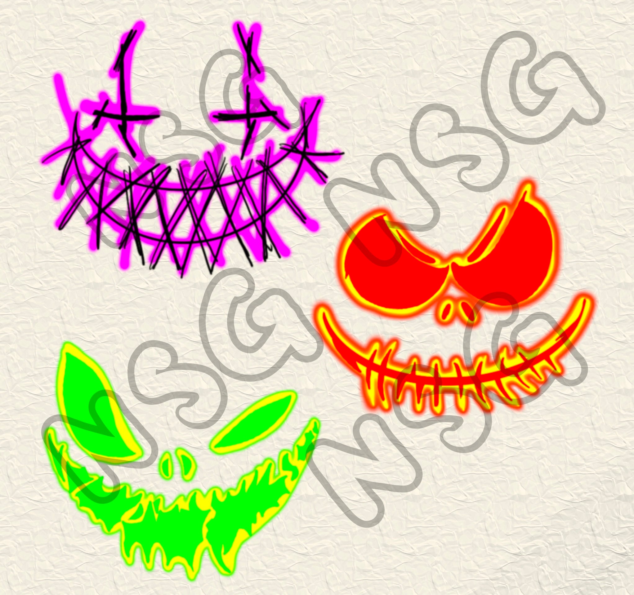 Purge Faces SVG,PNG - Etsy.de