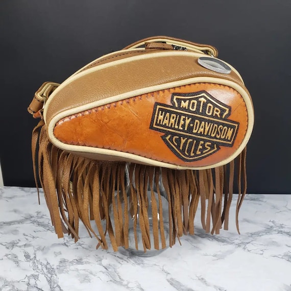 Harley Davidson Handmade Leather Purse Dual Gas Tank … - Gem