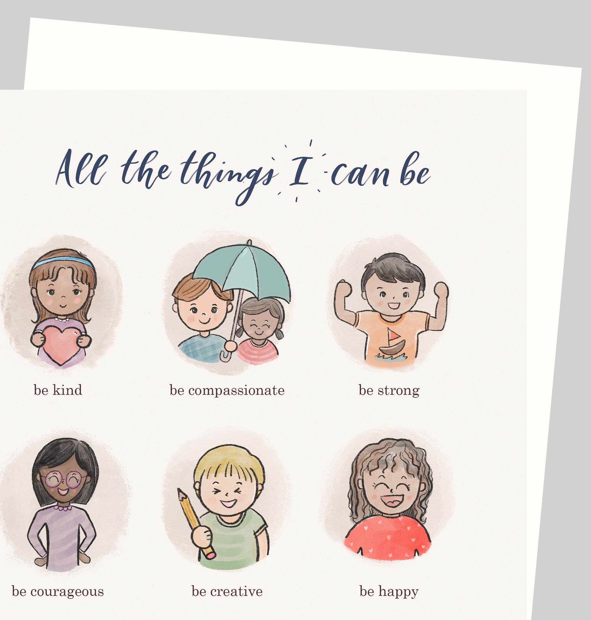 Nursery Wall Art | Build Character | All the Things You Can Be ...