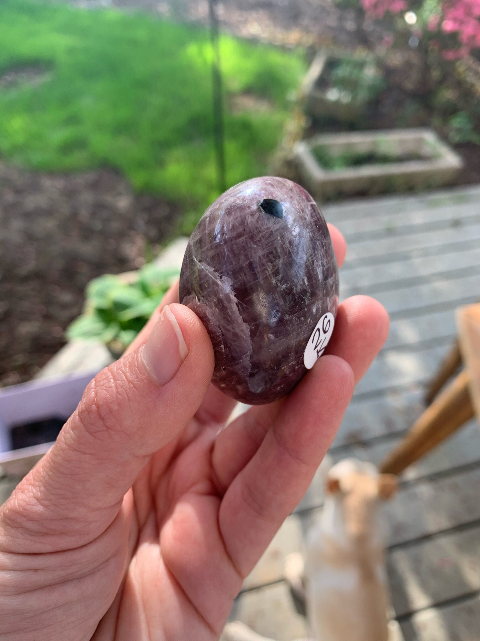 Purple Anhydrite Palmstone Medium Purple Anhydrite Healing - Etsy UK