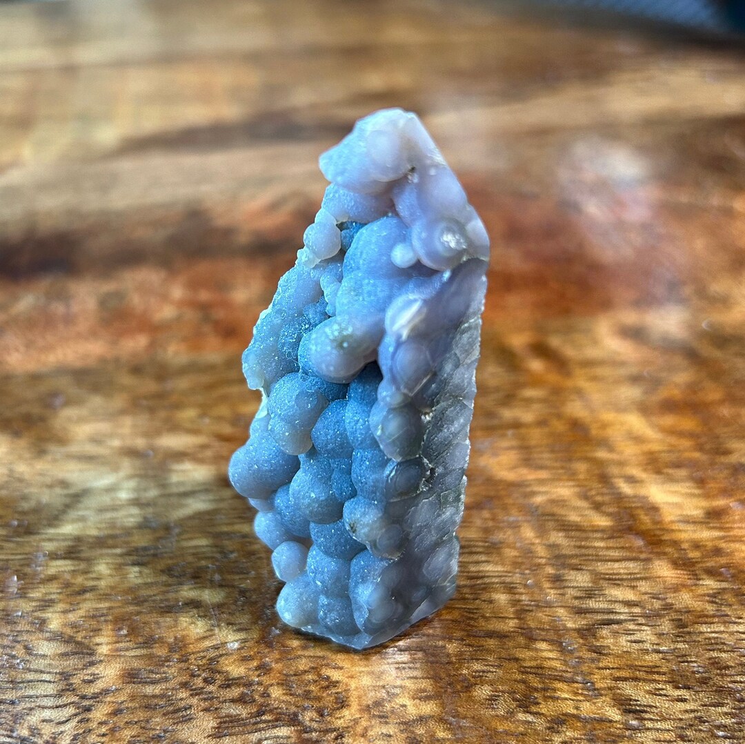 Grape Agate Cluster Carved Tower | Purple Agate | Botryoidal Purple ...