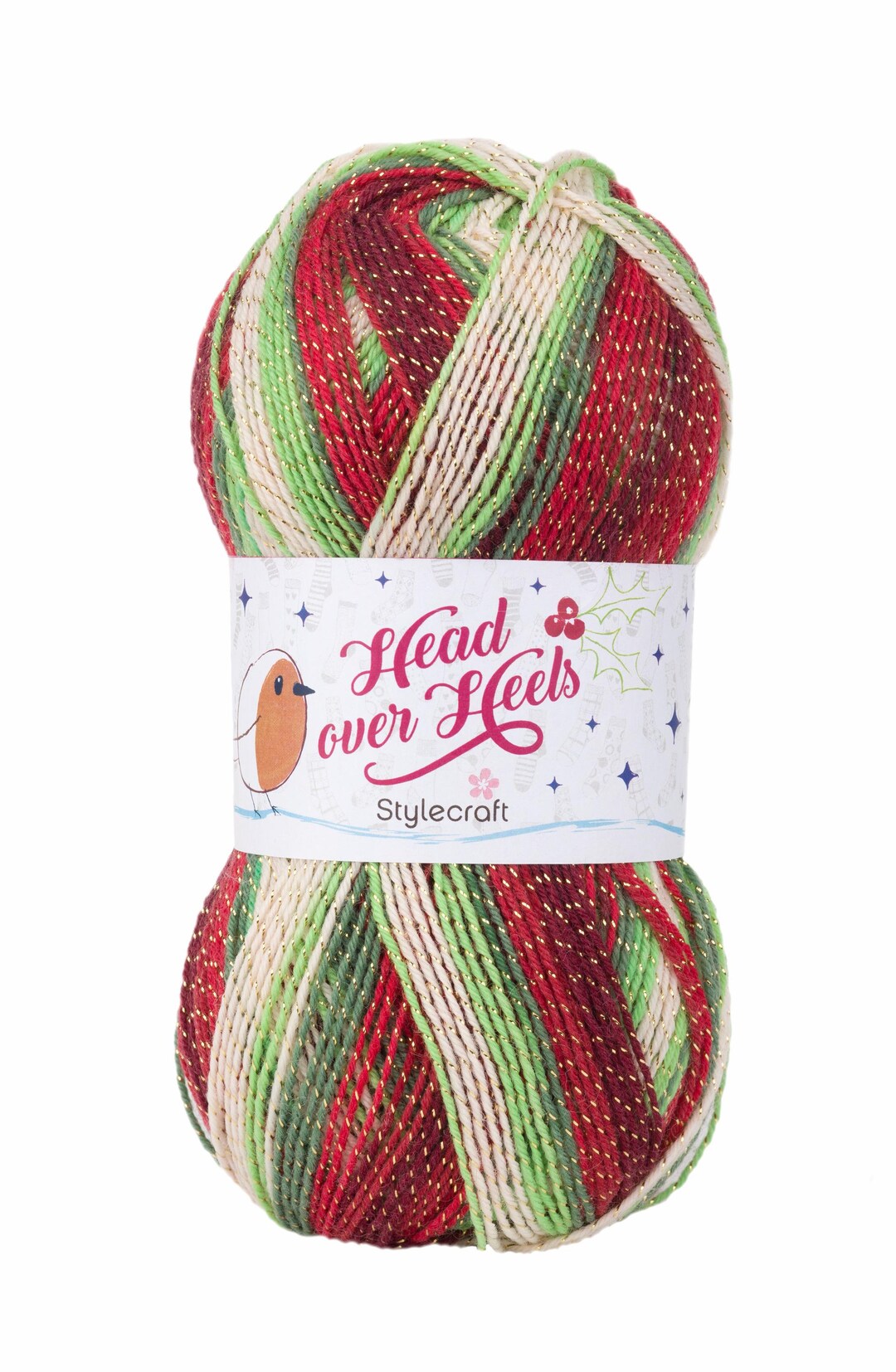 Stylecraft Head Over Heels 4 Ply 100g - Festive Crochet Knitting Yarn ...