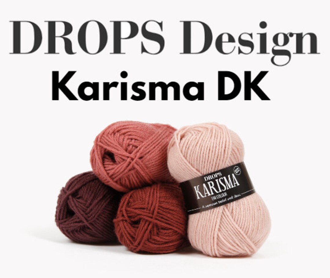 Drops Karisma DK 50g Knitting Crochet Yarn 100% Wool - Etsy UK