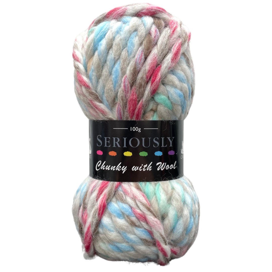 Cygnet Seriously Chunky 100g Yarn Knitting Crochet Mythical | Etsy