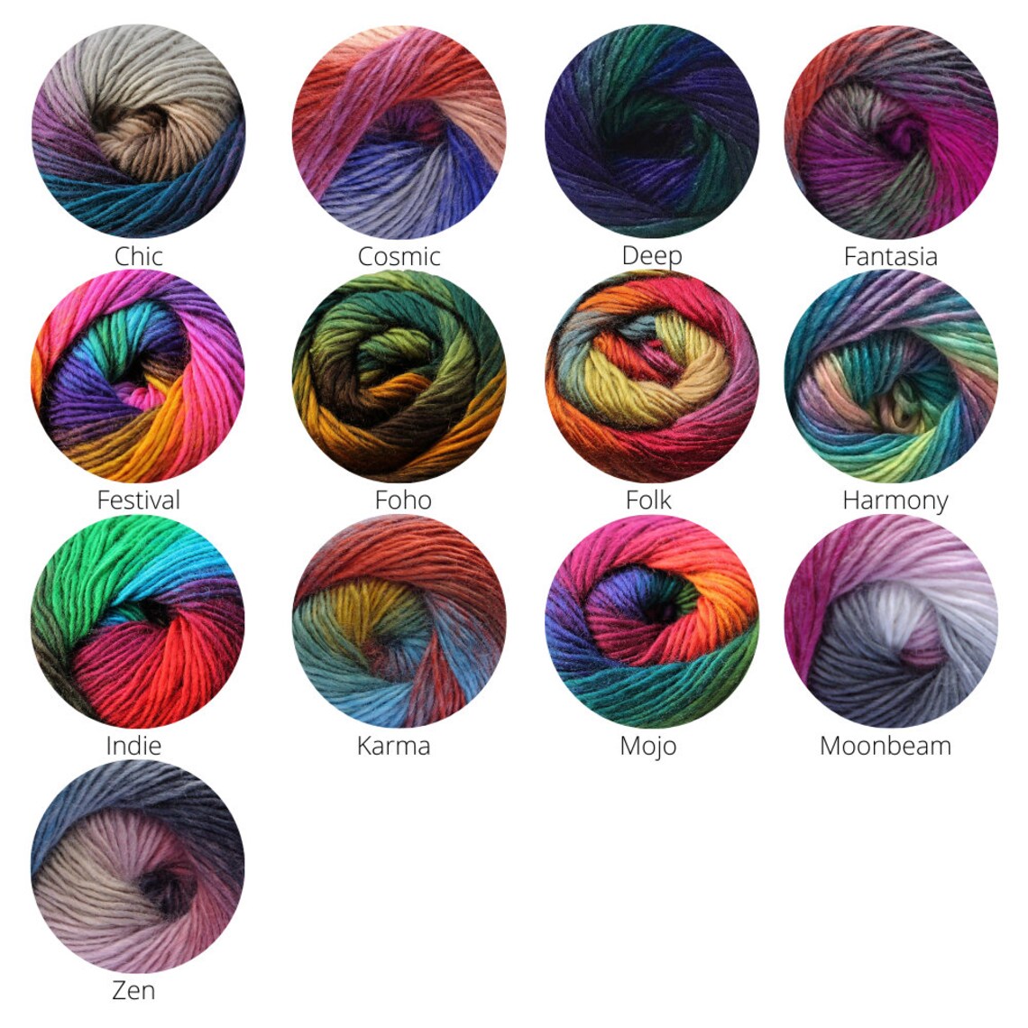 Cygnet Boho Spirit DK / Aran 100g Yarn Knitting Crochet - Etsy UK