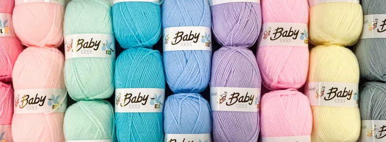 Woolcraft Babycare DK 100g Baby Wool Double Knitting Yarn - Etsy UK