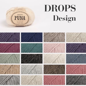 Drops Puna DK 50g Knitting Crochet Yarn 100% Alpaca - Etsy UK