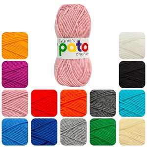 Cygnet Pato Chunky 100g Acrylic Yarn - Etsy UK