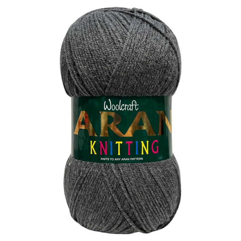 Woolcraft Aran 400g 100% Acrylic Knitting Crochet Yarn - Etsy UK