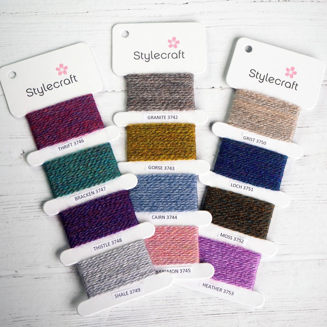 Stylecraft Highland Heathers DK 100g Yarn Knitting Wool Crochet ...