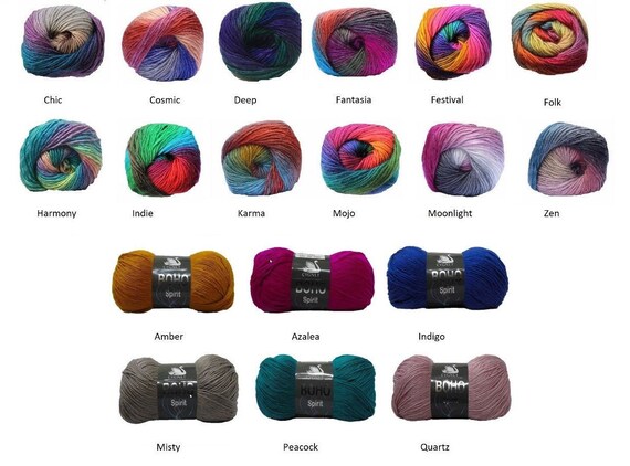 Cygnet Boho Spirit DK / Aran 100g Yarn Knitting Crochet - Etsy UK