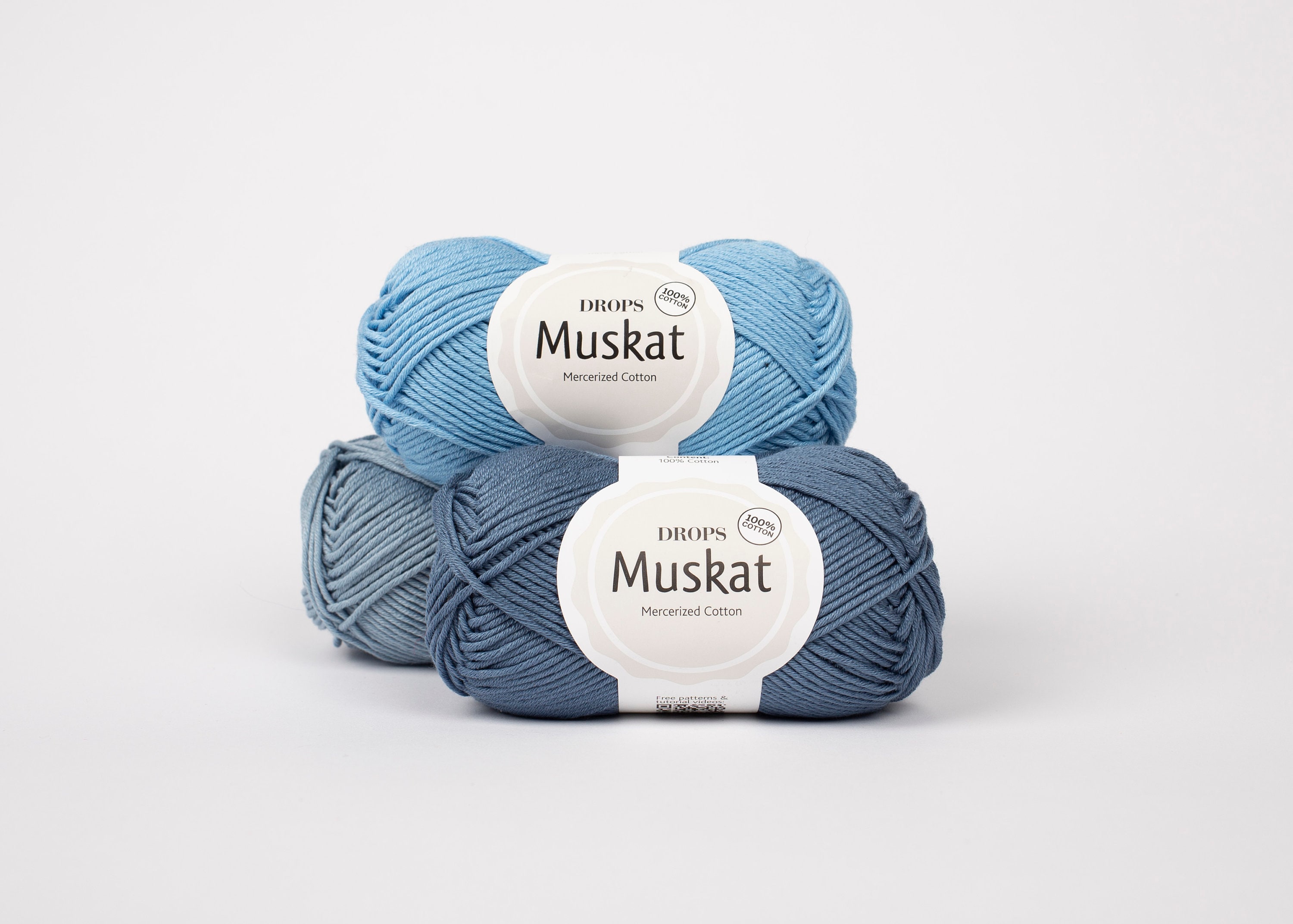 Drops Muskat DK 50g Knitting Crochet Yarn Egyptian Mercerized - Etsy UK