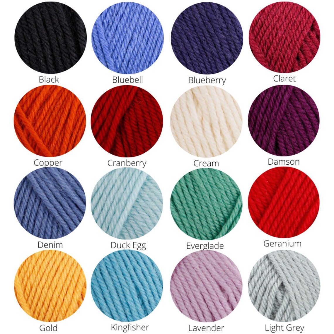 Cygnet Pure Wool Superwash DK 50g Knitting Crochet Yarn - Etsy UK