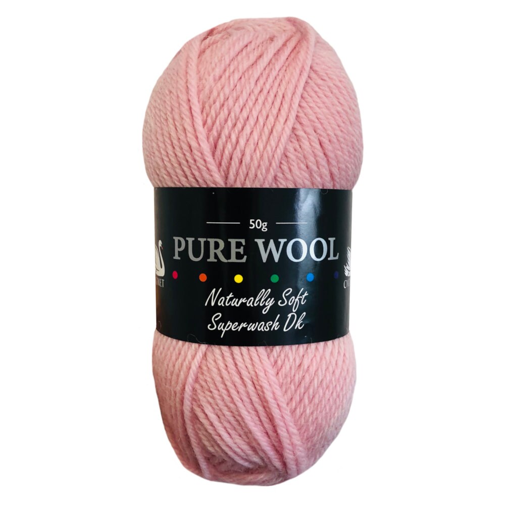 Cygnet Pure Wool Superwash DK 50g Knitting Crochet Yarn - Etsy UK