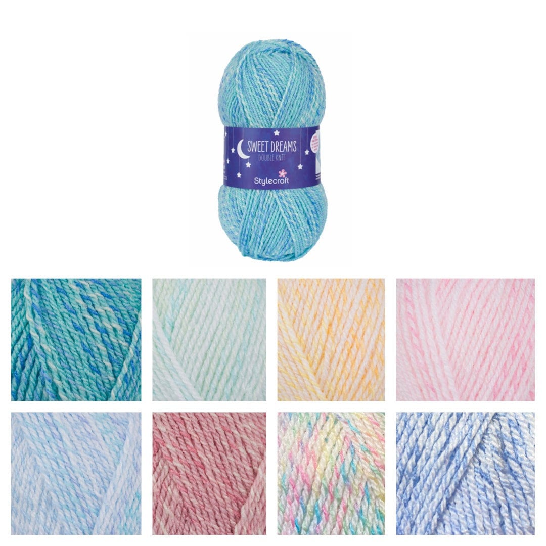 Stylecraft Sweet Dreams DK 100g Acrylic Knitting Crochet Yarn Patterns ...