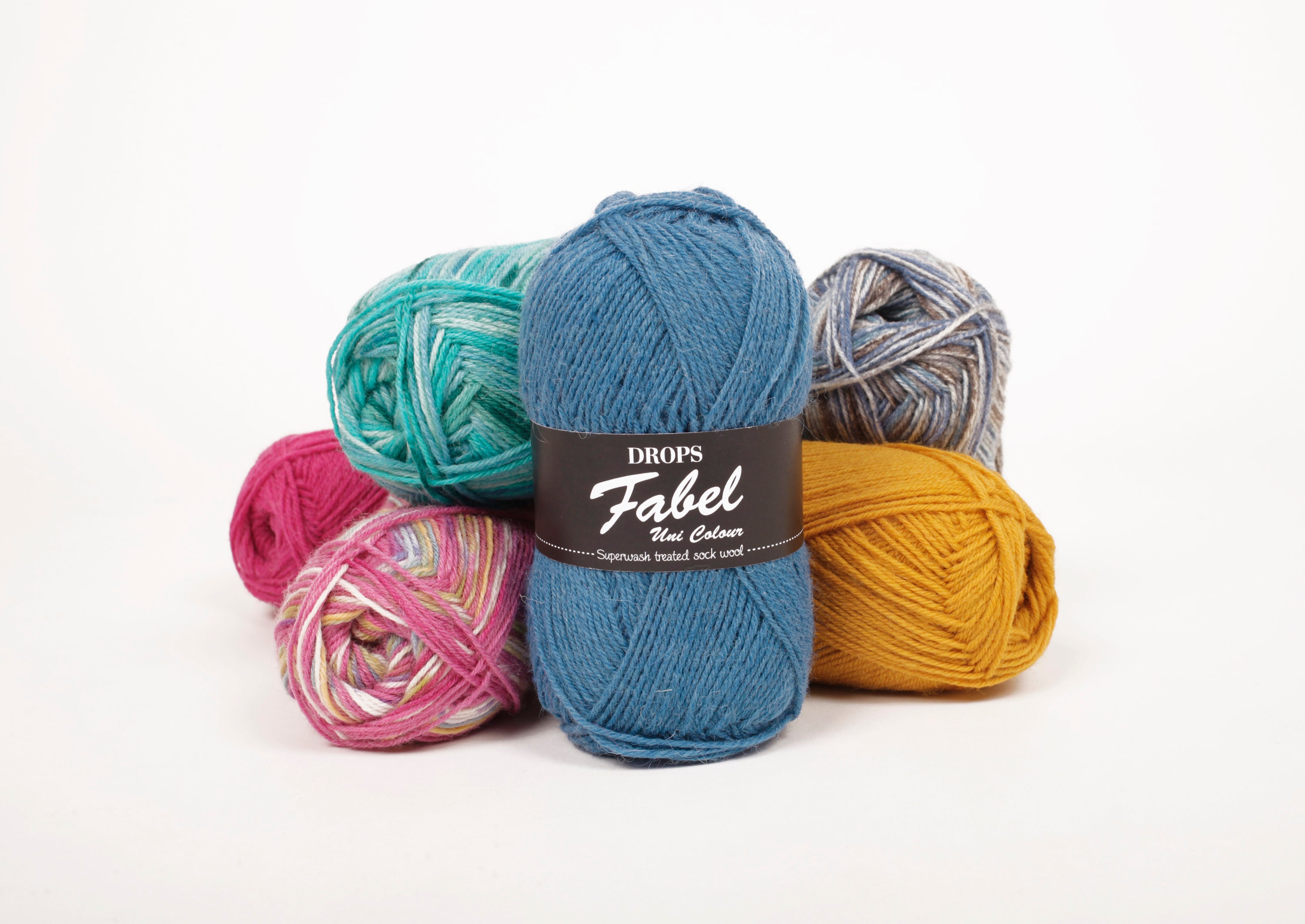 Drops Fabel 4 Ply 50g Knitting Crochet Yarn 75% Wool - Etsy UK