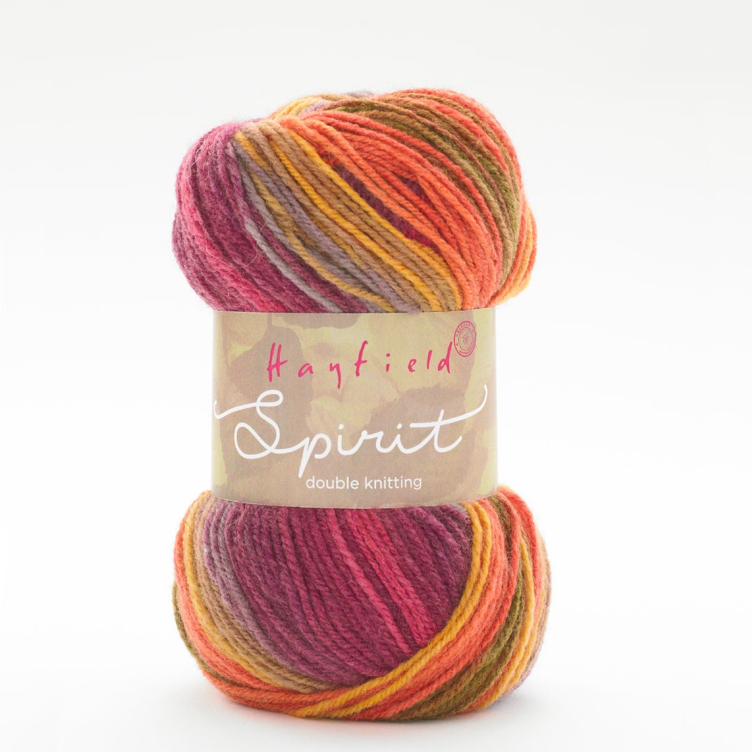 Hayfield Spirit DK 100g Knitting Crochet Yarn - 20% Wool - Etsy UK