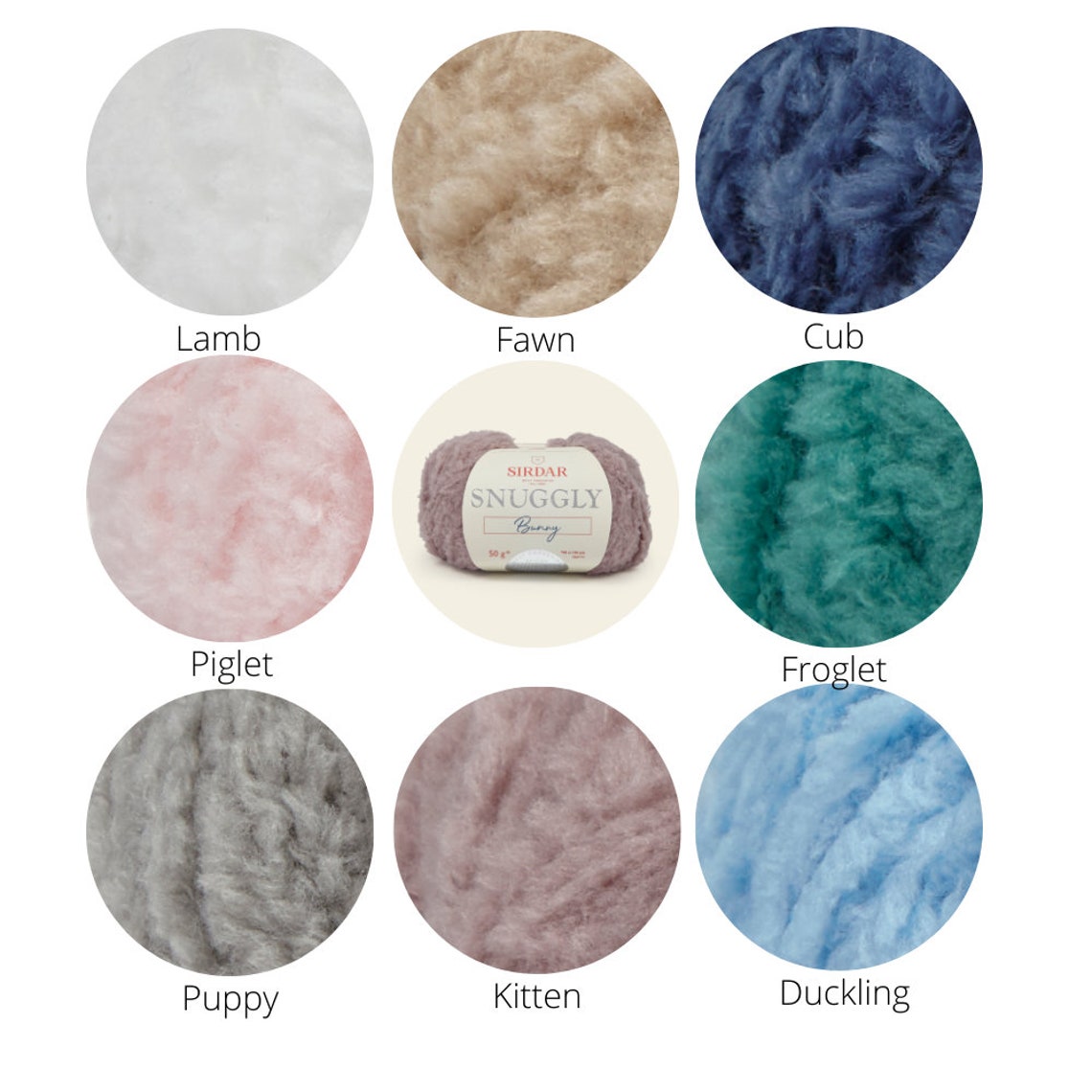 Sirdar Soft Fluffy Snuggly Bunny 50g Yarn Knitting Crochet - Etsy