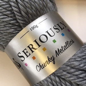 Cygnet Seriously Chunky 100g Yarn Knitting Crochet Mythical Metallic ...