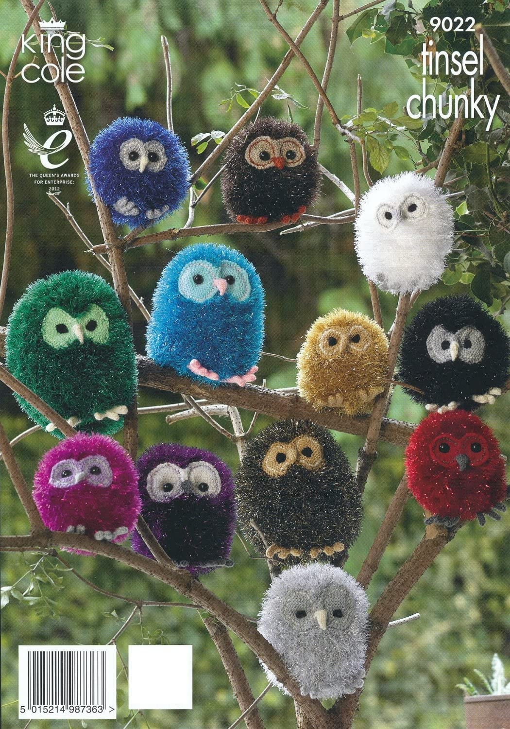 King Cole Tinsel Chunky 50g Knitting Yarn Crochet Patterns - Etsy UK