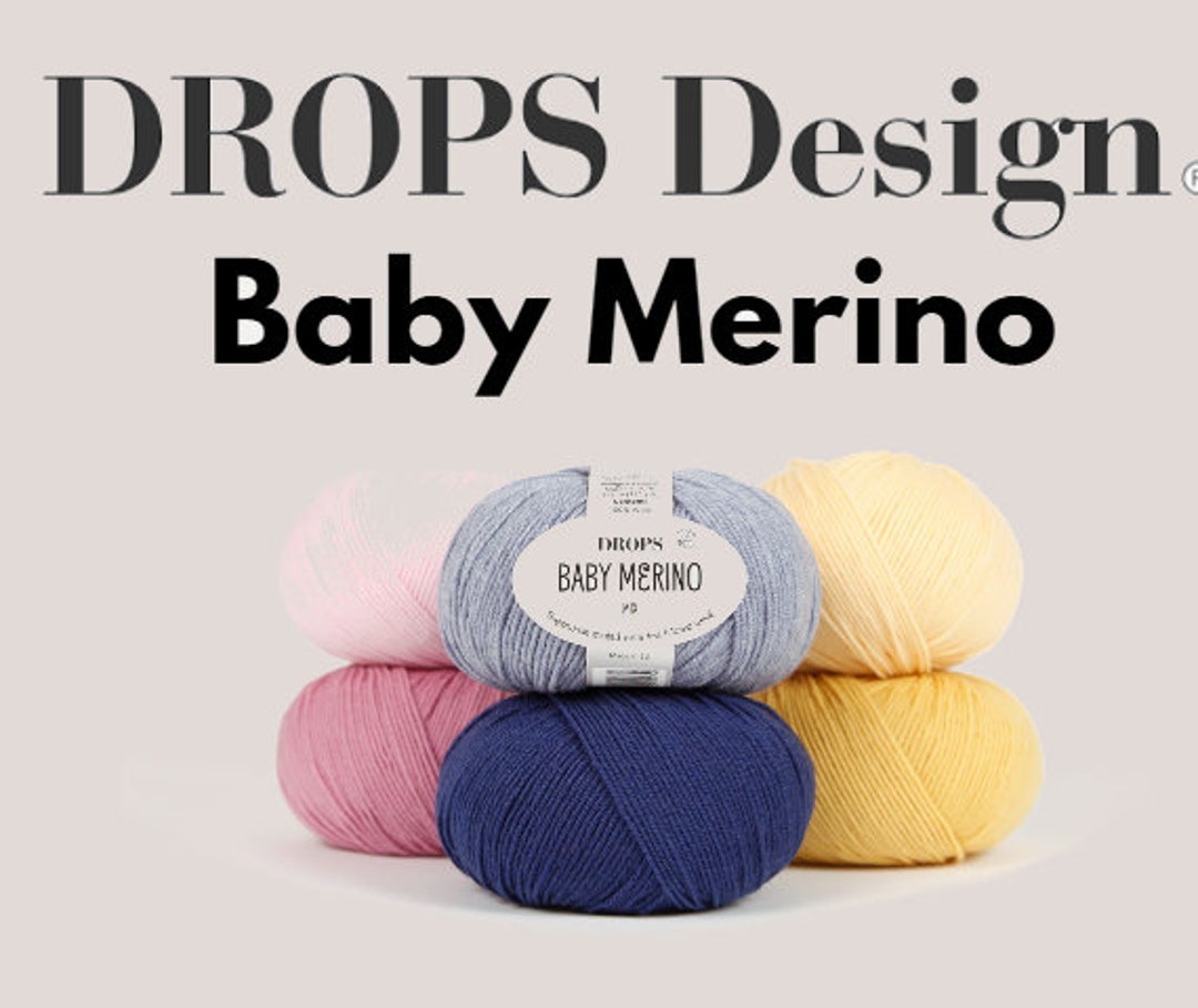 Drops Baby Merino 4 Ply 50g Knitting Crochet Yarn 100% Wool - Etsy UK