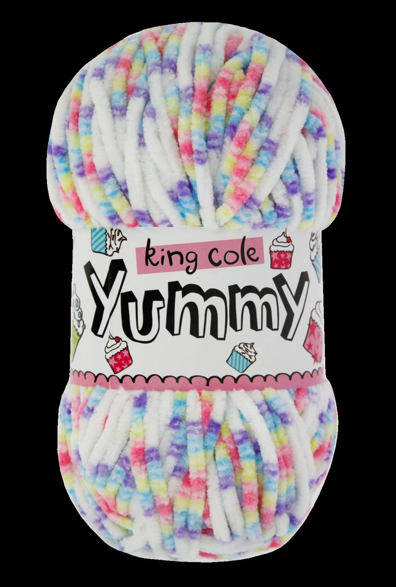King Cole Yummy Chunky 100g Knit Crochet Yarn - Etsy UK