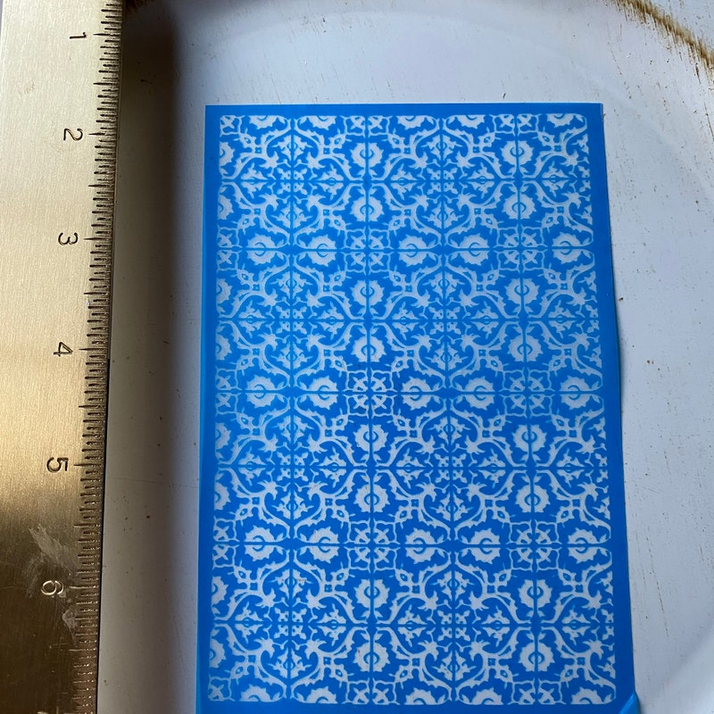 Spanish Tile Stencil - Etsy