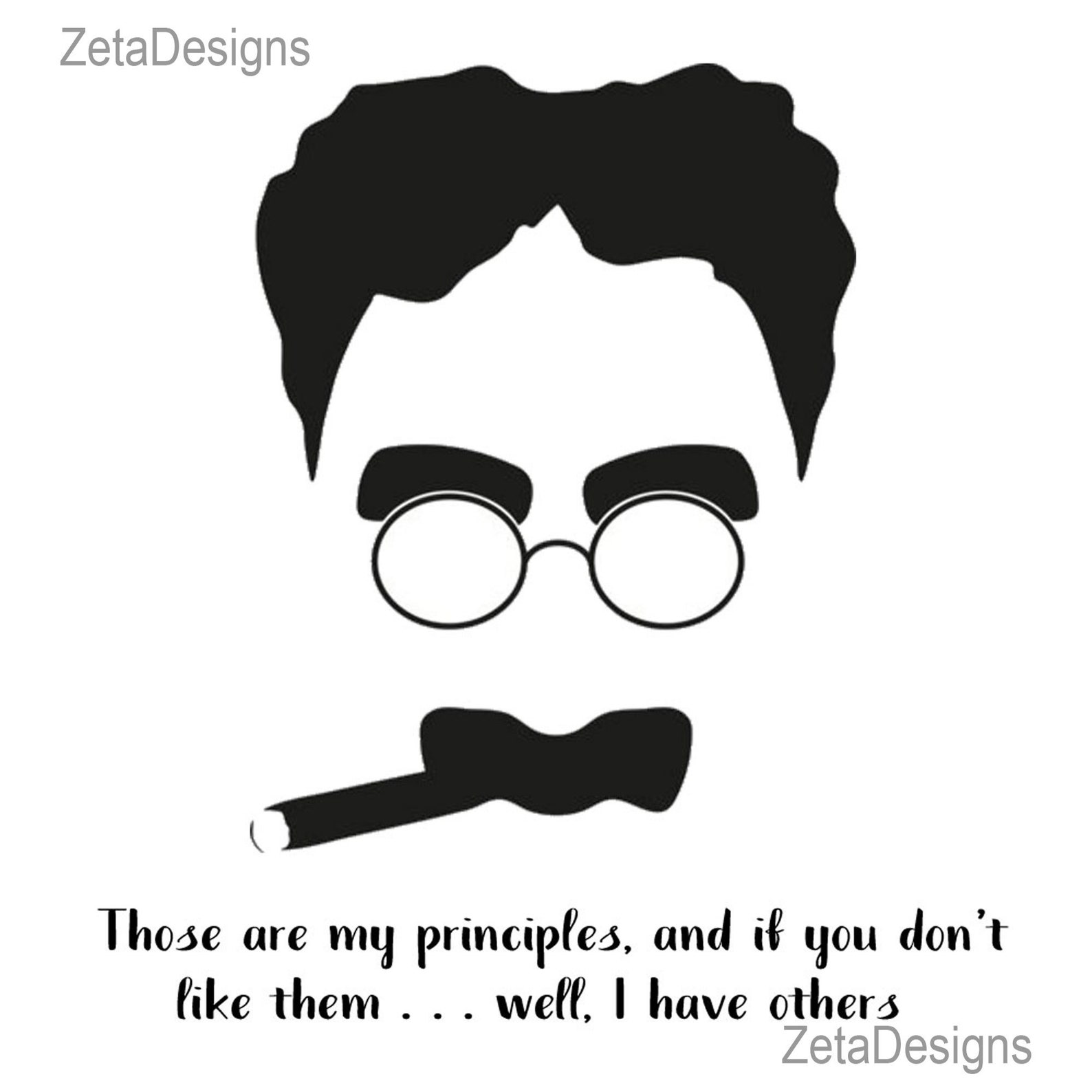 Groucho Marx Principles art download file art poster print | Etsy Groucho Marx Principles art download file art poster print | Etsy