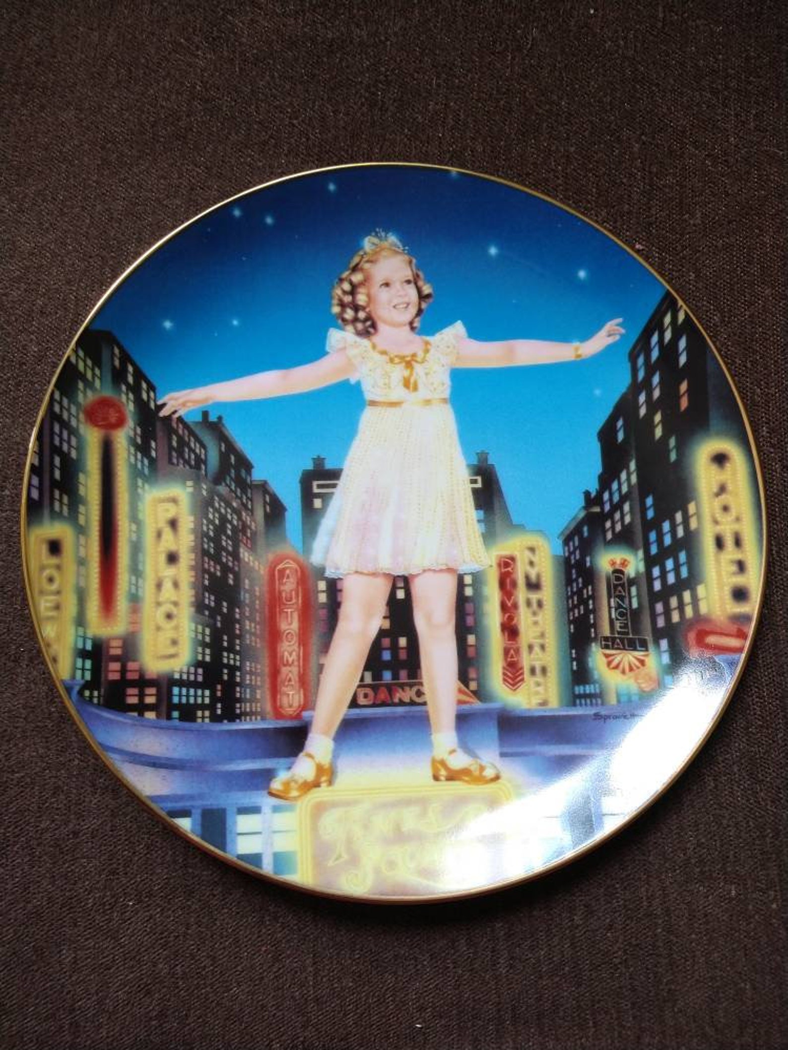 Shirley Temple Limited Edition Plate Collection Etsy