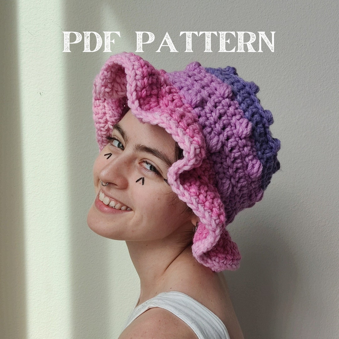 PATTERN - Pixie Pebble Bucket Hat - Crochet Pattern PDF - Etsy