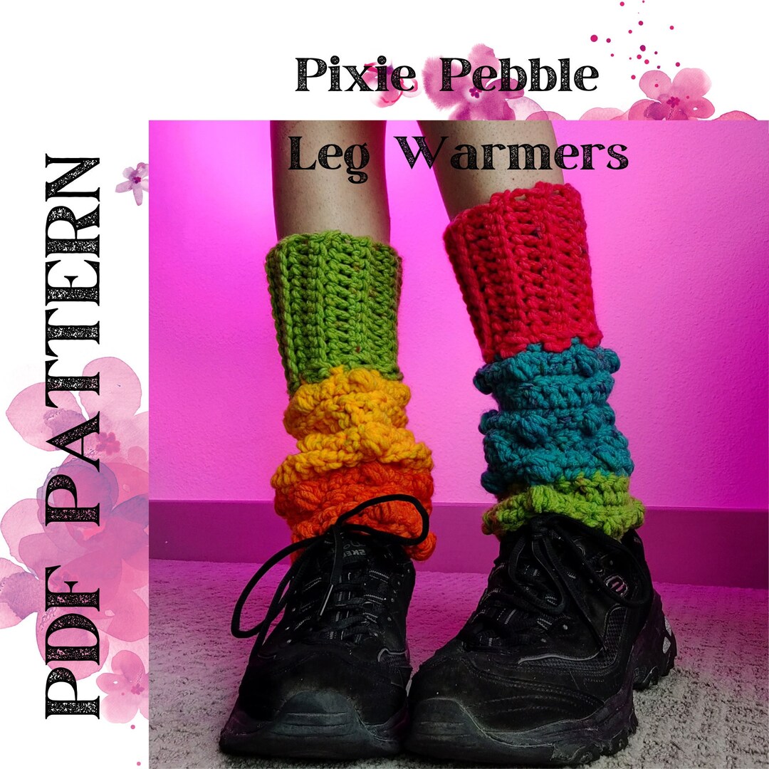 PATTERN Pixie Pebble Leg Warmers Crochet Pattern PDF - Etsy