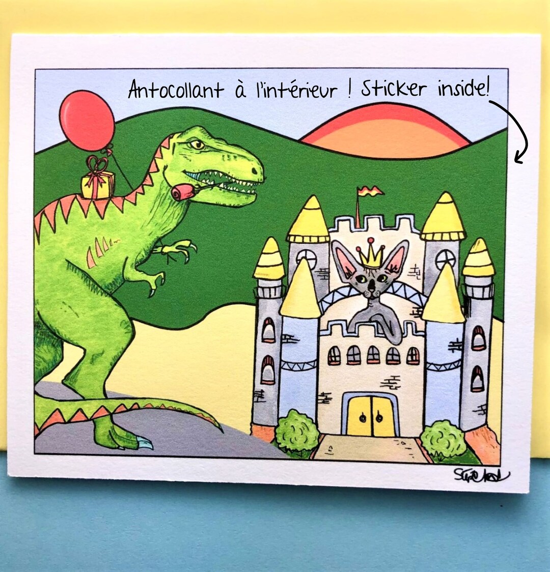 Unusual and Original Greeting Card: Surprise Inside! the Queen! - Etsy
