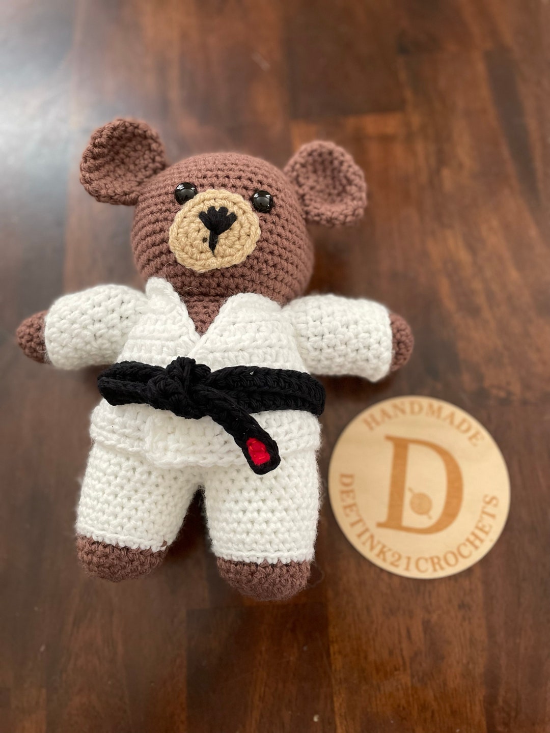 Crochet Martial Arts Bear - Etsy