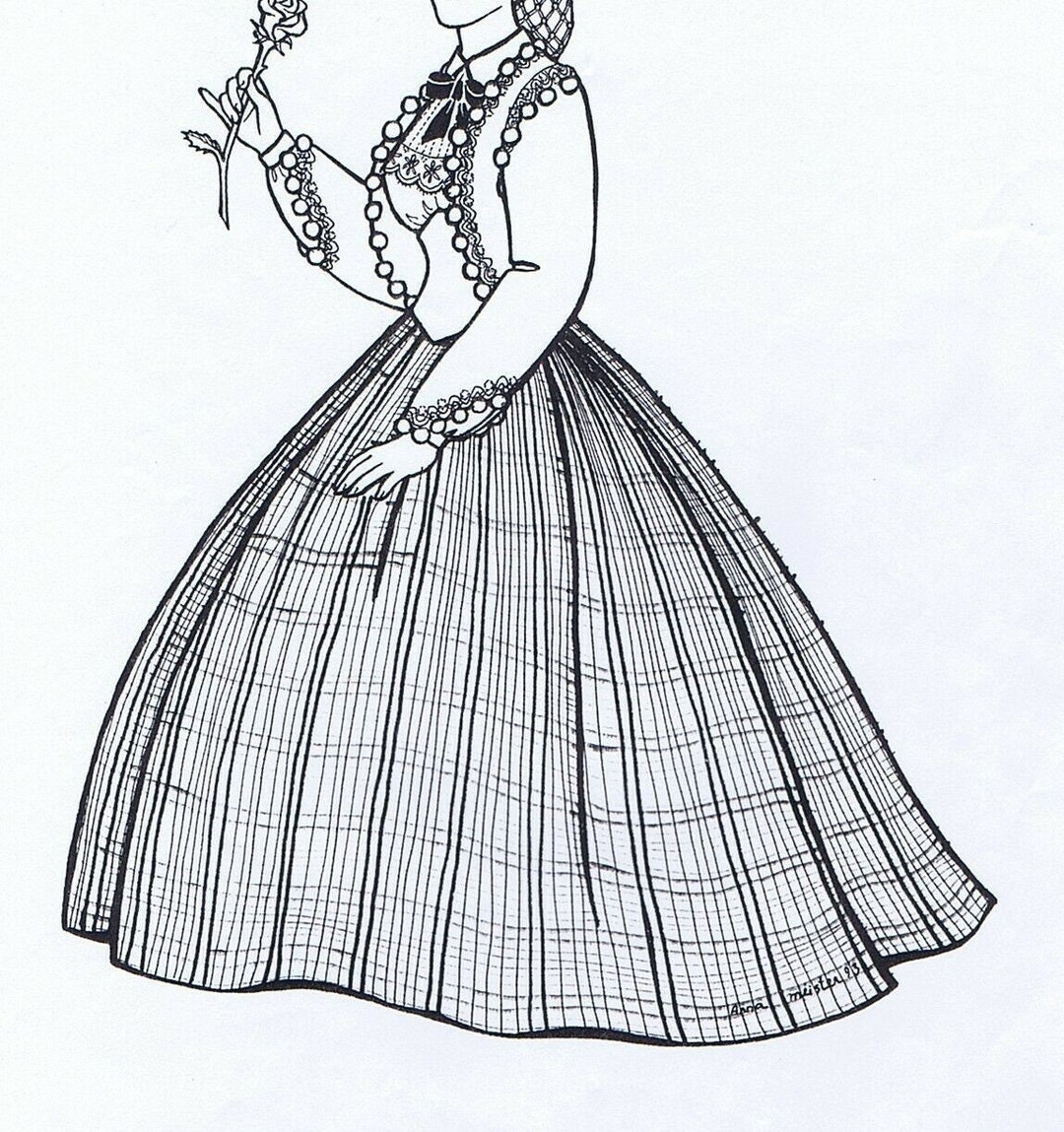 1868 Zouave Jacket, Blouse & Skirt Pattern for Antique French Fashion ...